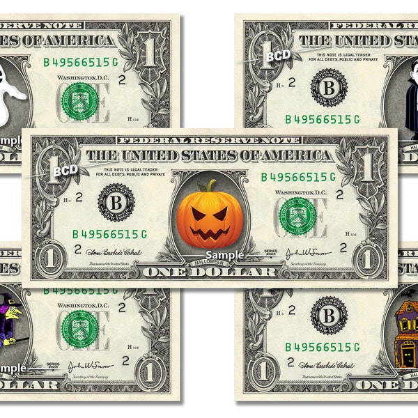 Halloween Money Holder - Etsy