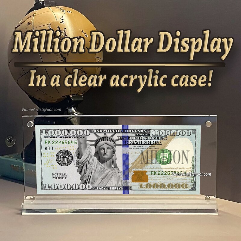 Dollar Bill Display Case - Etsy