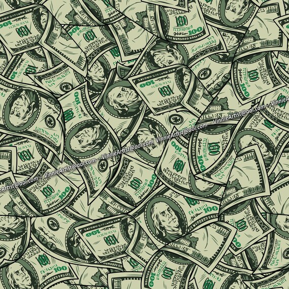 Dollarbiljet Behang