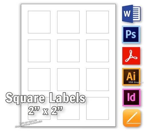 Square Label Template