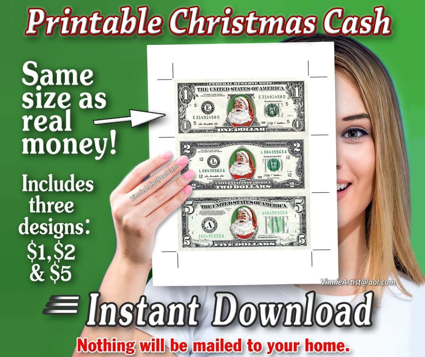 Christmas Money Clipart