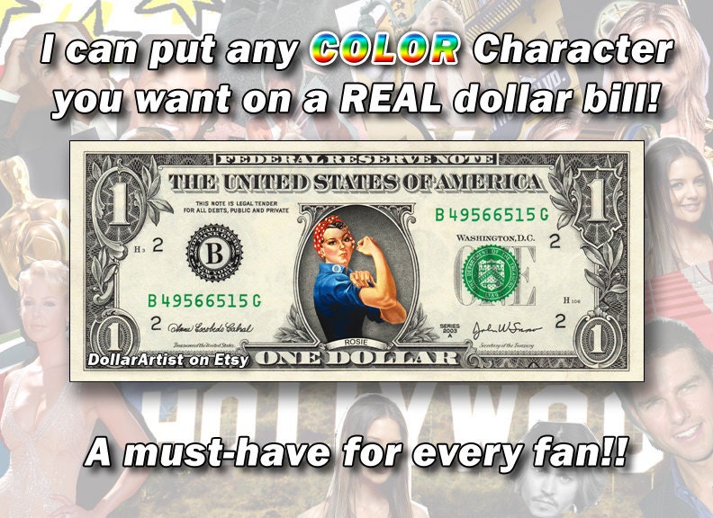 Animated One Dollar Bill