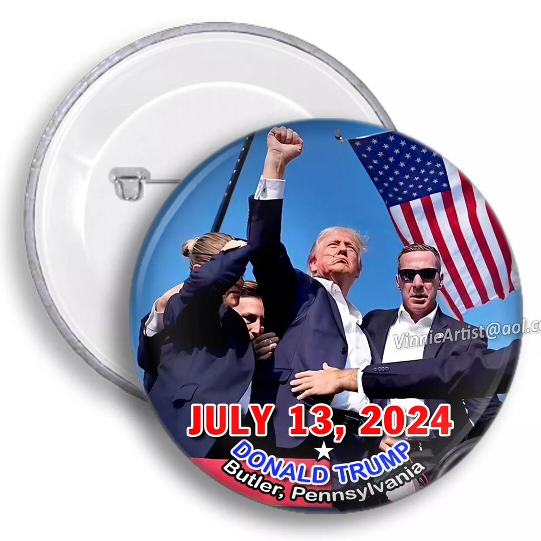 Donald Trump Campaign Rally BUTTON Election Collectible Pinback Buttons ...