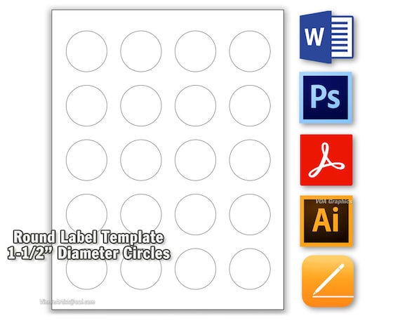 Avery 2 Inch Circle Template