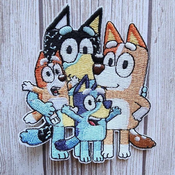 Bluey Patches Iron On - Etsy