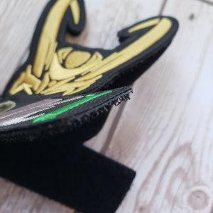 In Stock Now HOOK & LOOP 4 Marvel Loki Disneyland Disneyworld Fabric ...