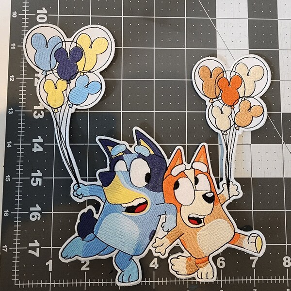 Bluey and Bingo Iron on Patch - Etsy