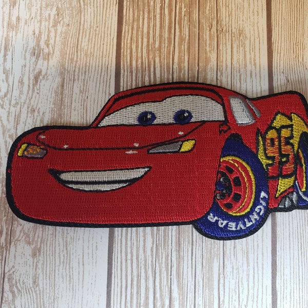 Lightning Mcqueen Face Patch - Etsy