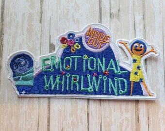Sadness From Disney & Pixar's Inside Out Movie Fully Embroidered Sew-on ...