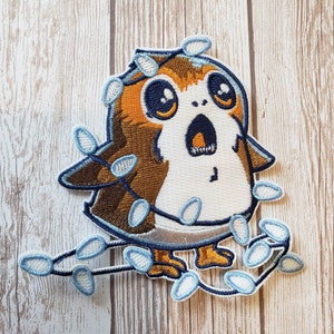 In Stock GLOW in the Dark 4 Disney Porg Christmas Lights Robot Star ...