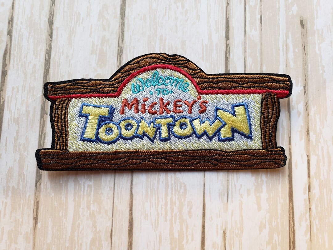 In Stock NOW 4 X 2 Mickey's Toontown Toon Town Entrance Sign Logo ...