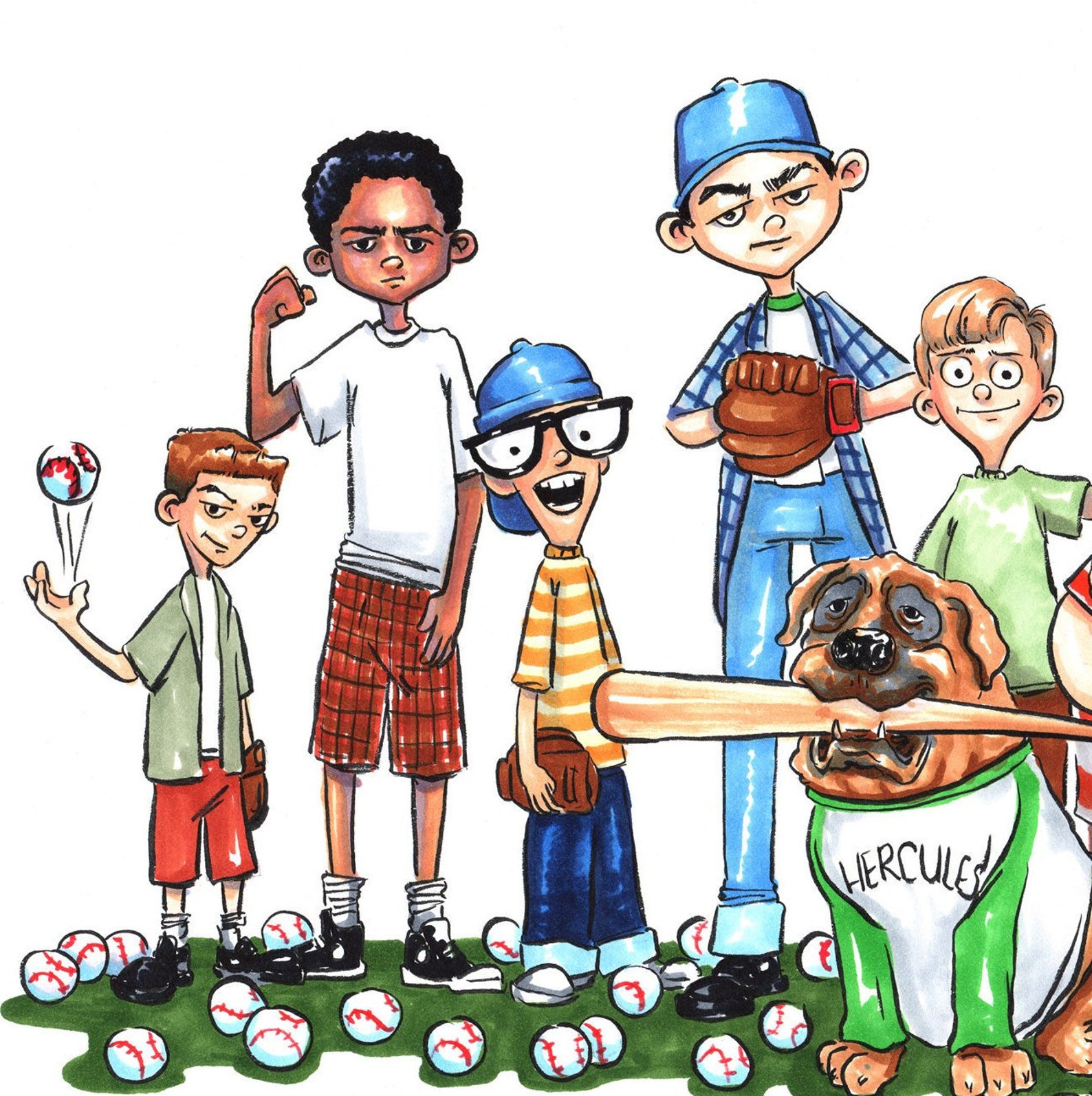 Legends Never Die Art Print - Hand Drawn Art - Kids / Baseball Team ...