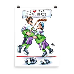 The Bash Brothers Art Print - Hand Drawn Art - Movie / Pop Culture ...