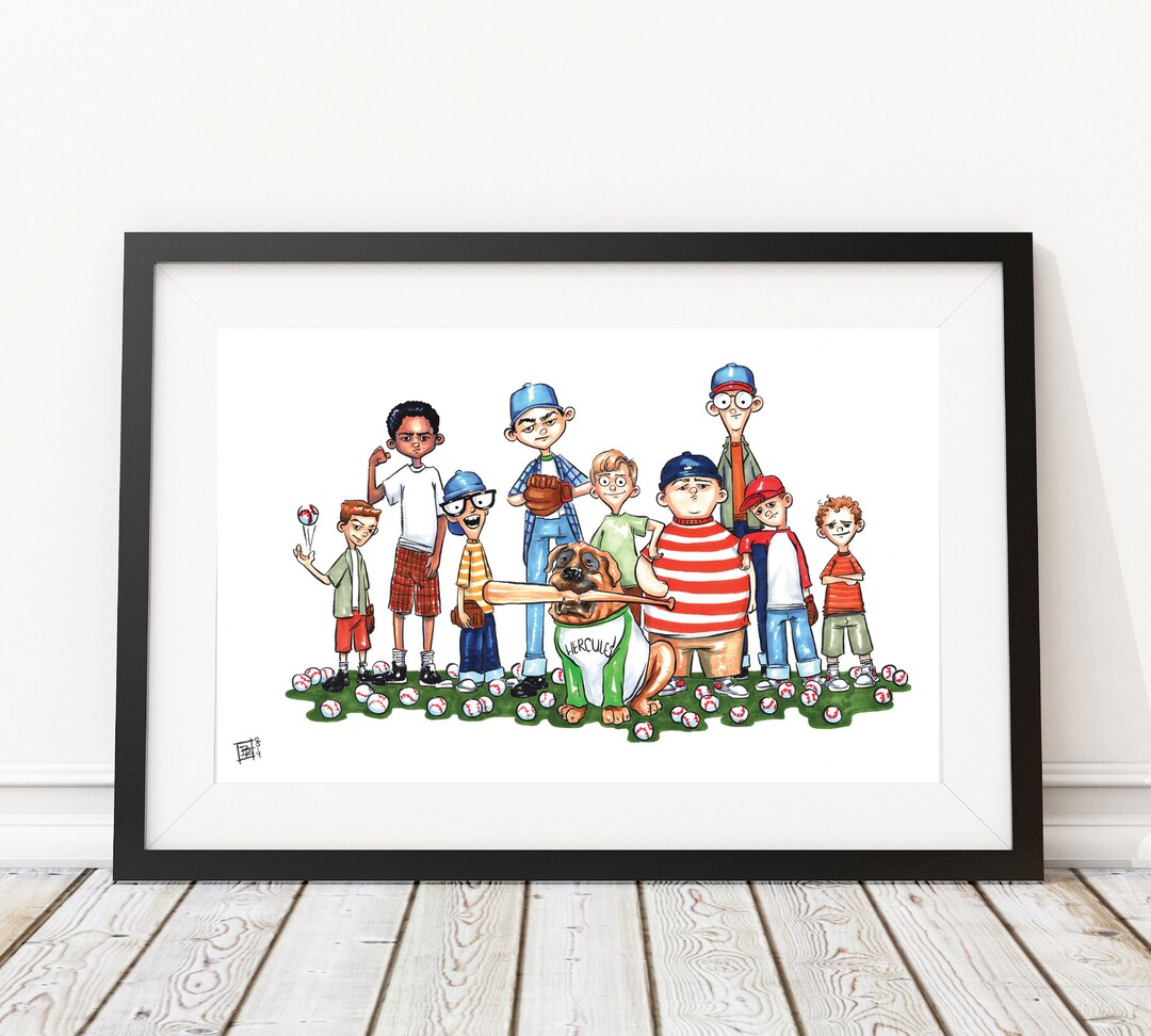 Legends Never Die Art Print - Hand Drawn Art - Kids / Baseball Team ...