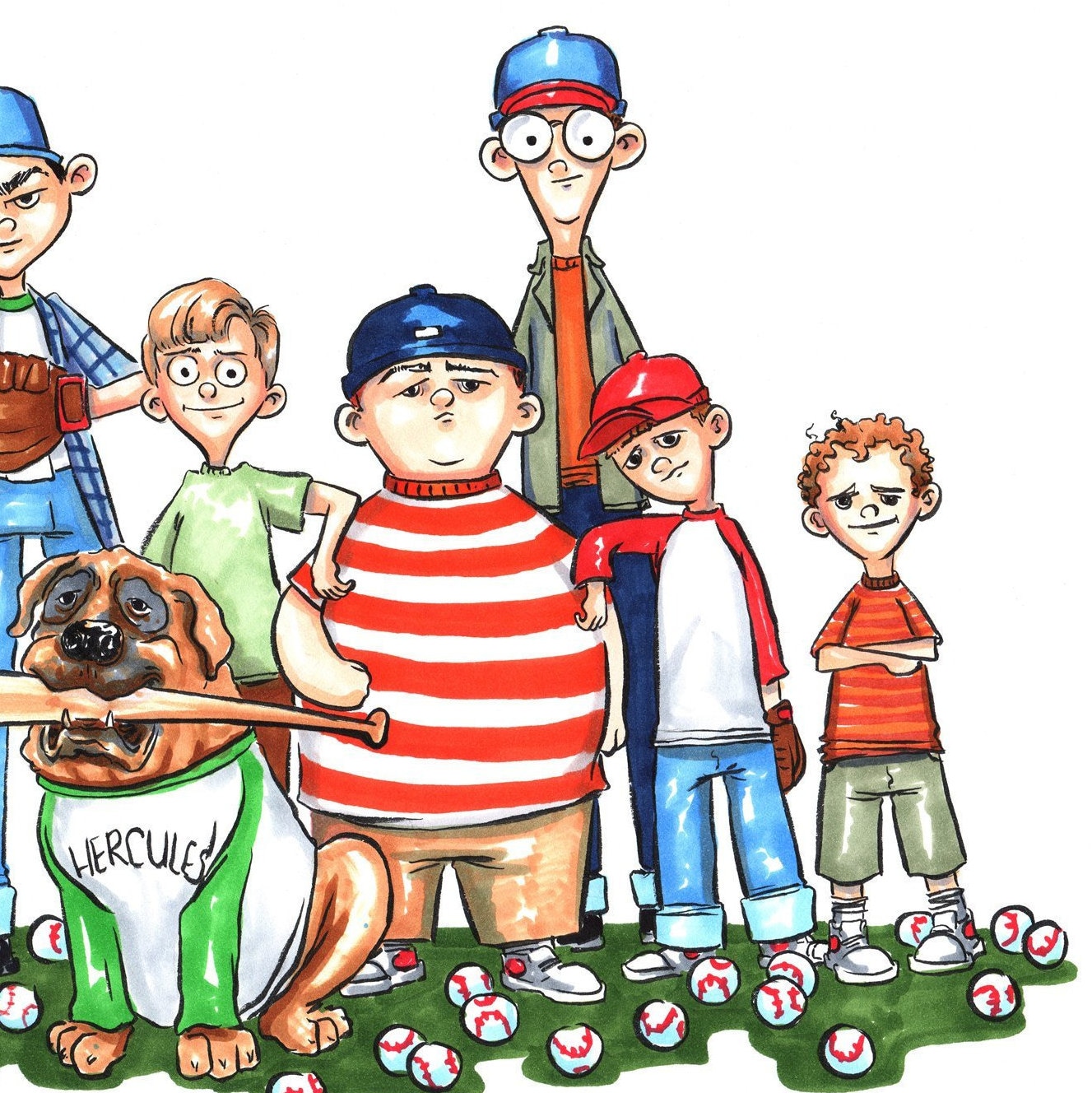 Legends Never Die Art Print - Hand Drawn Art - Kids / Baseball Team ...