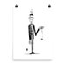 The Butler and Helping Hand Art Print Hand Drawn Art Movie / Pop ...