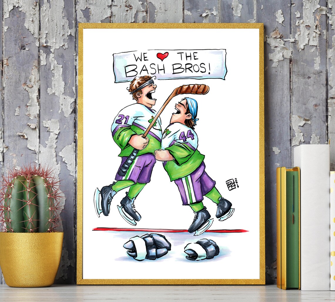 The Bash Brothers Art Print Hand Drawn Art Movie / Pop - Etsy