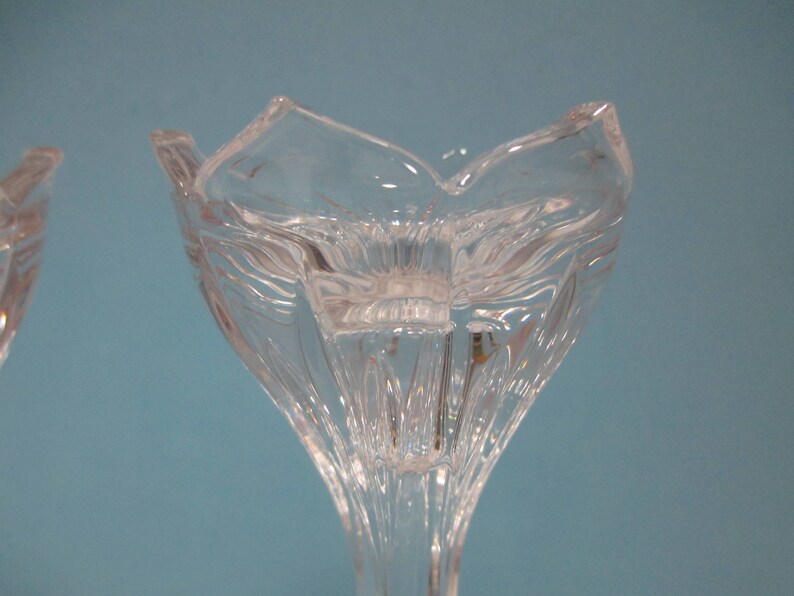 GORHAM CRYSTAL CANDLESTICKS, Gorham German Candlesticks, Gorham Crystal ...