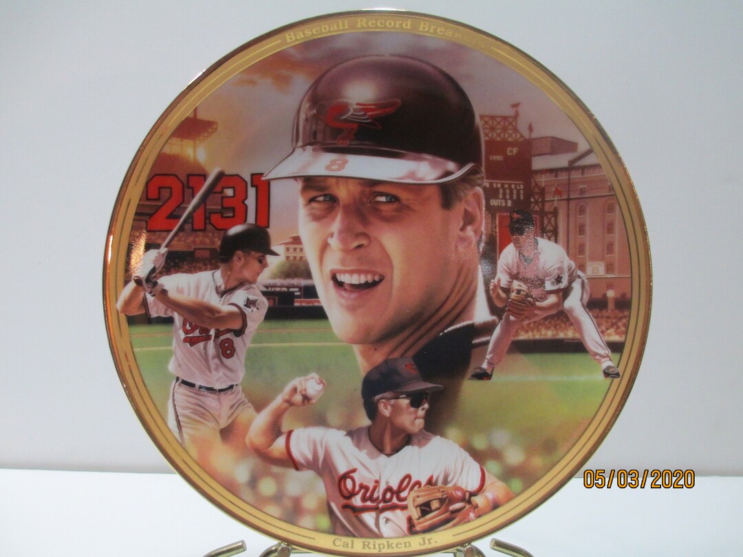 CAL RIPKEN JR Plate, Cal Ripken Bradford Exchange Plate, Cal Ripken Jr ...