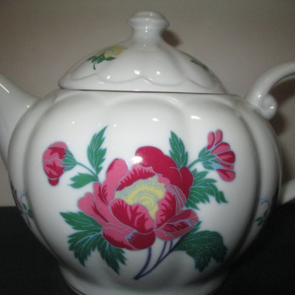 Laura Ashley Teapot - Etsy
