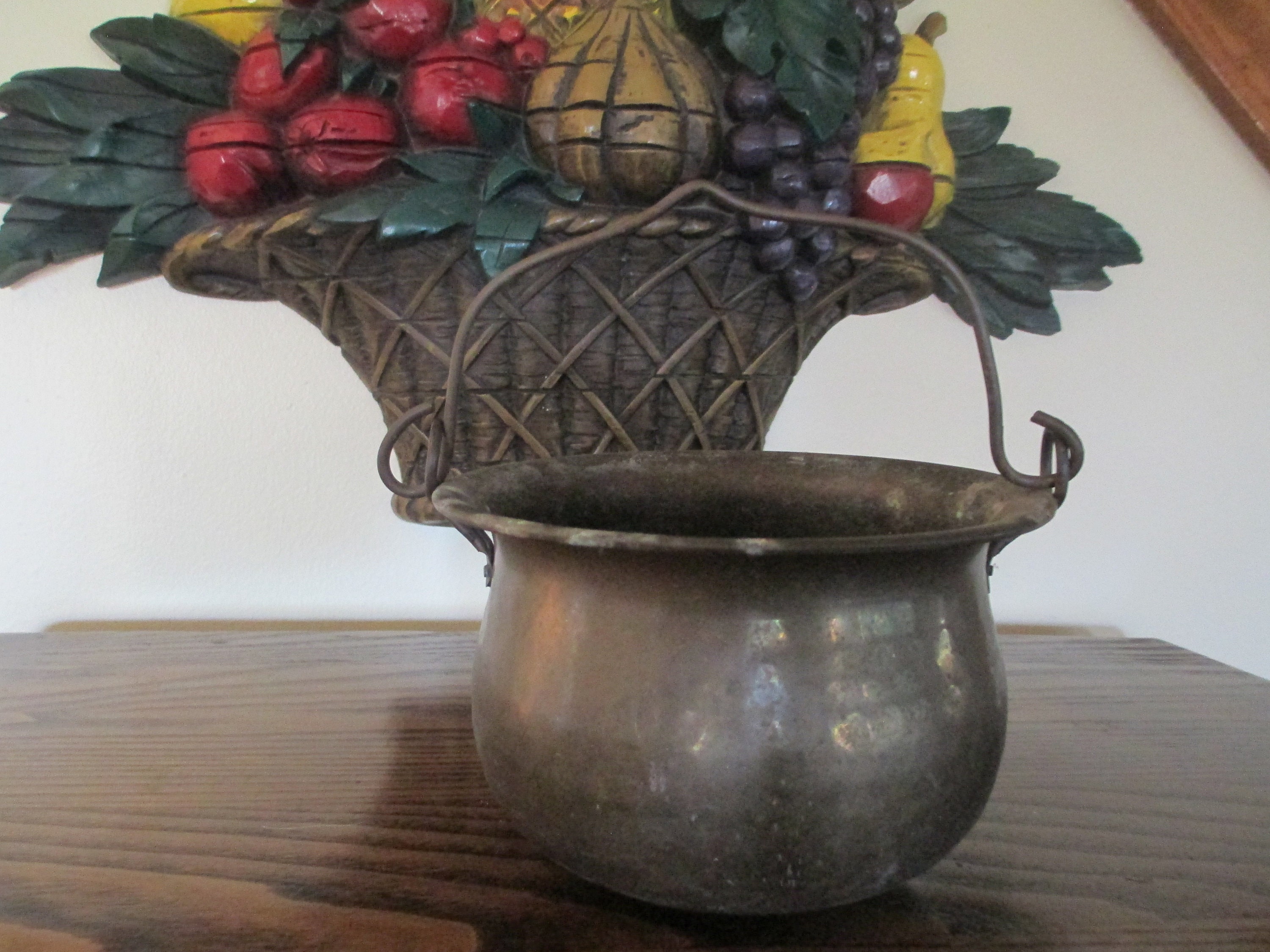 VTG COPPER POT Small Vintage Copper Fireplace Pot - Etsy