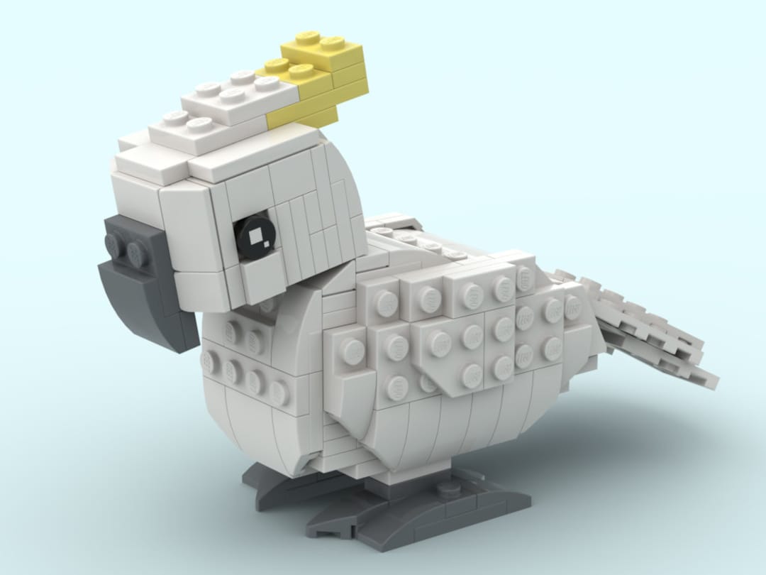 Custom Sulphur-crested Cockatoo Lego-moc/model - Etsy