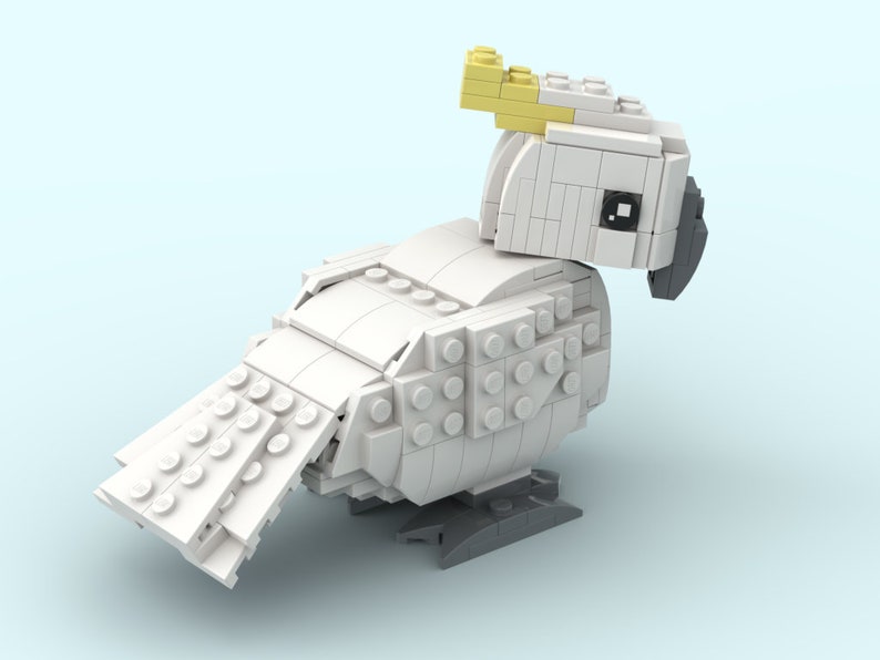 Custom Sulphur-crested Cockatoo Lego-moc/model - Etsy