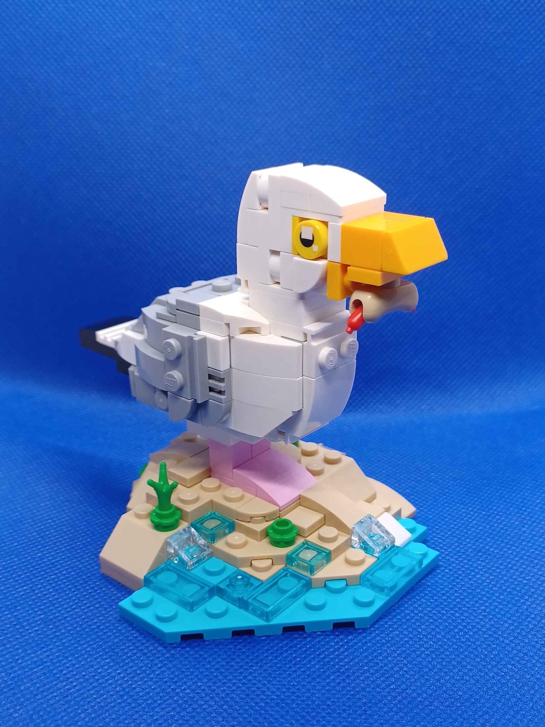 Seagull Bird on Beach Custom Lego-moc/model - Etsy