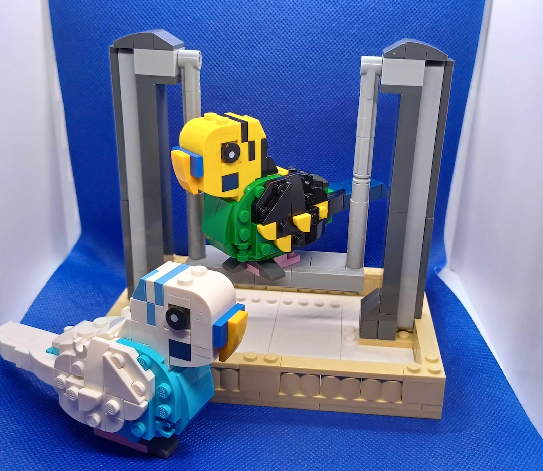 Parakeet / Budgerigar Birds Custom Lego-moc/models - Etsy