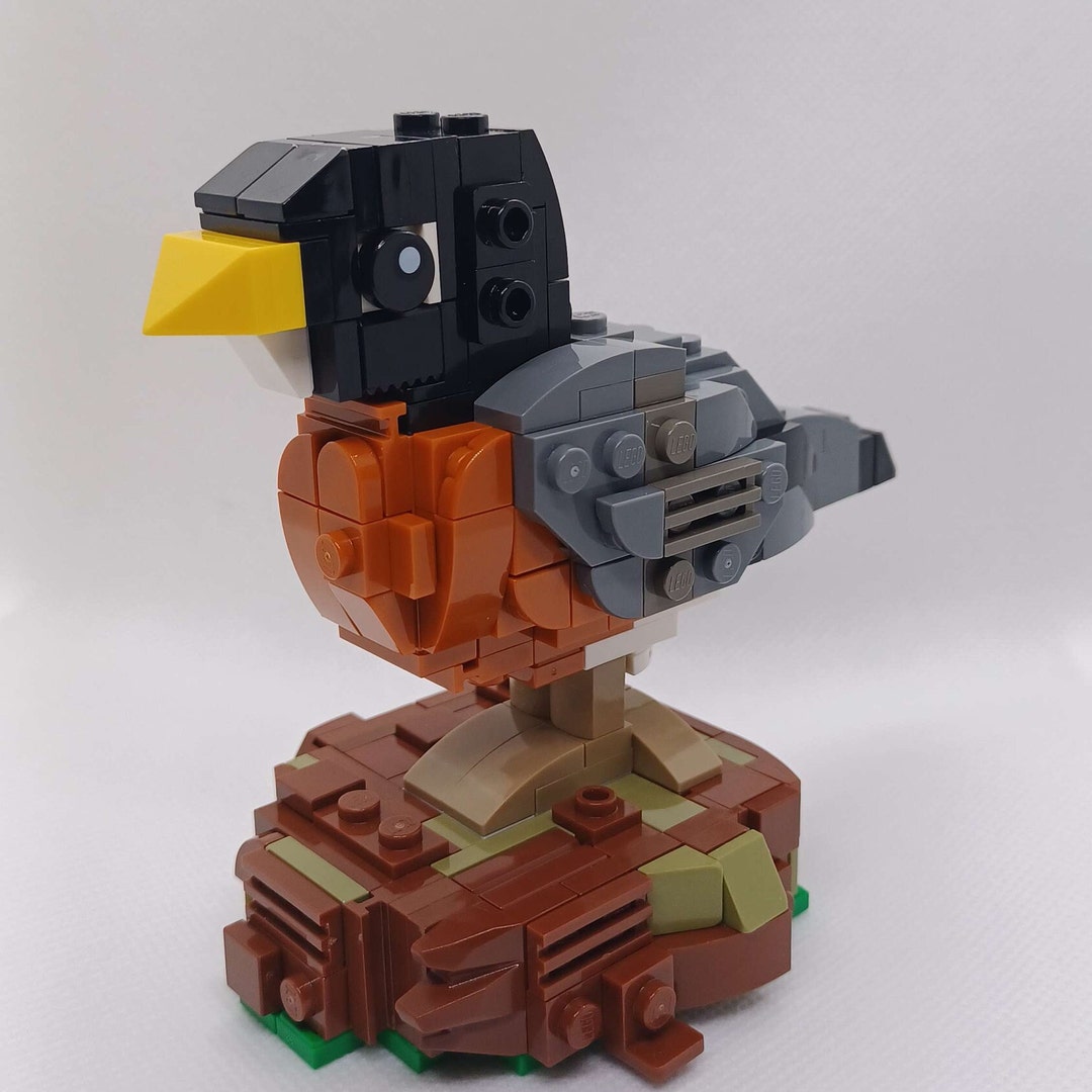 Custom American Robin Backyard Birds Lego-moc/model - Etsy