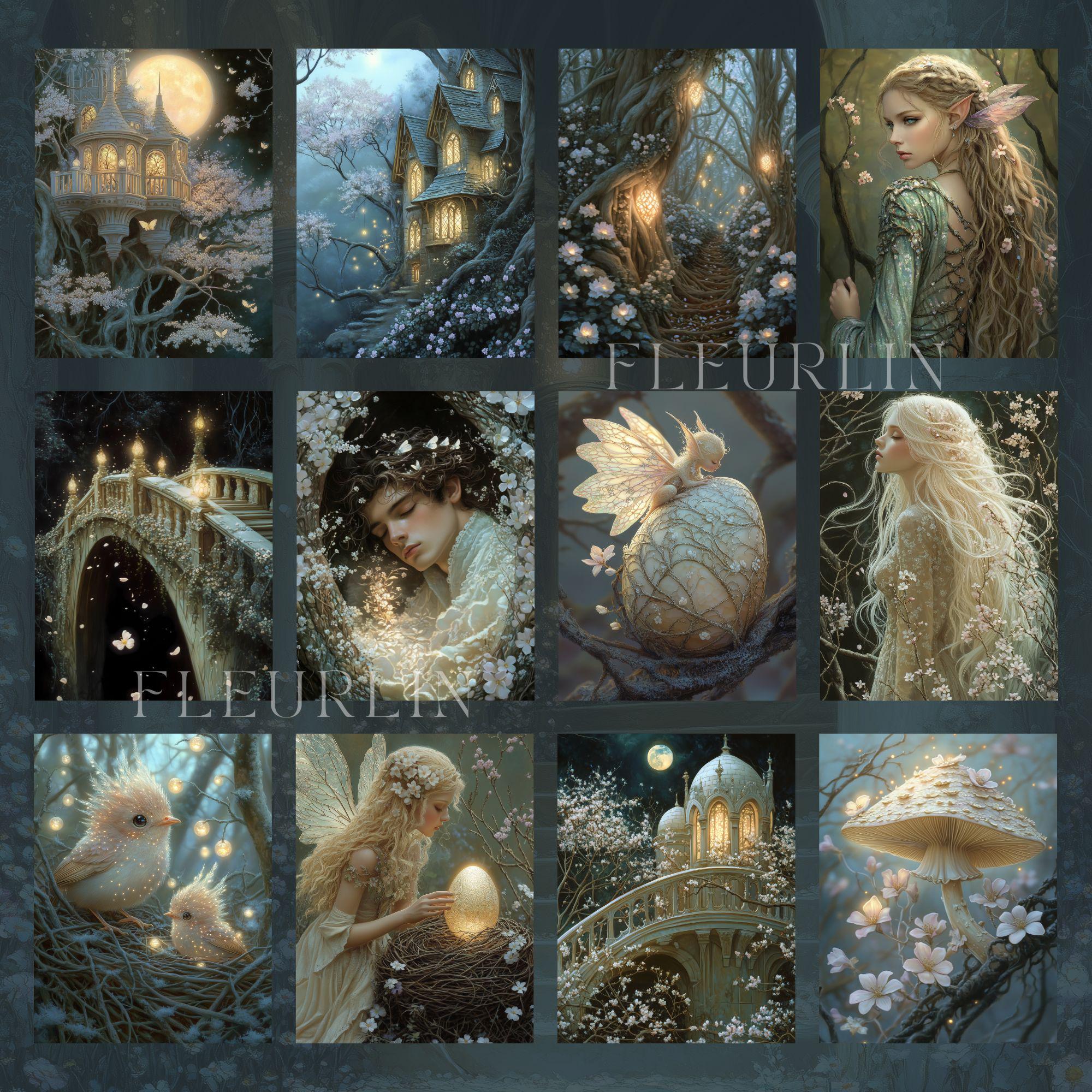 Fairycore Junk Journal Kit: Moonlit Fantasy Ephemera (digital Printable ...