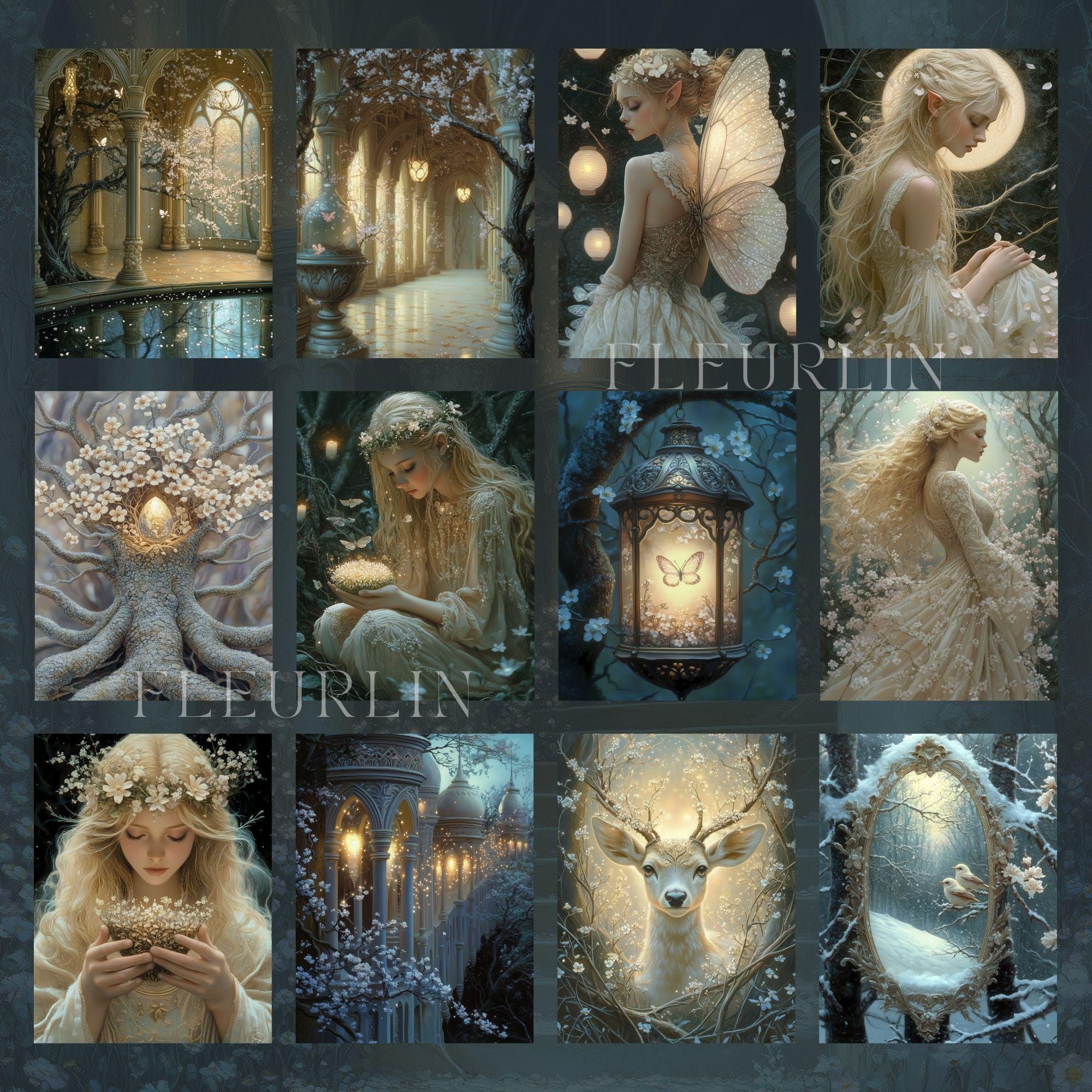 Fairycore Junk Journal Kit: Moonlit Fantasy Ephemera (digital Printable ...