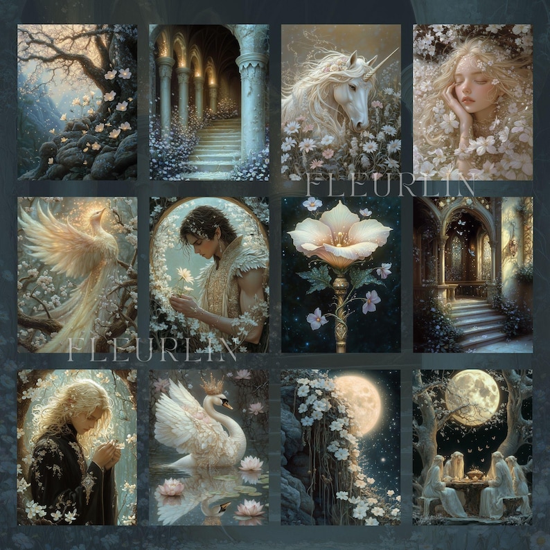 Fairycore Junk Journal Kit: Moonlit Fantasy Ephemera (digital Printable ...