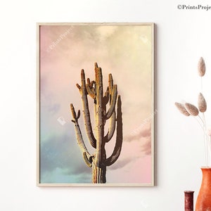 Cactus Printable Poster, Desert Photography, Arizona, Bohemian Wall Art ...
