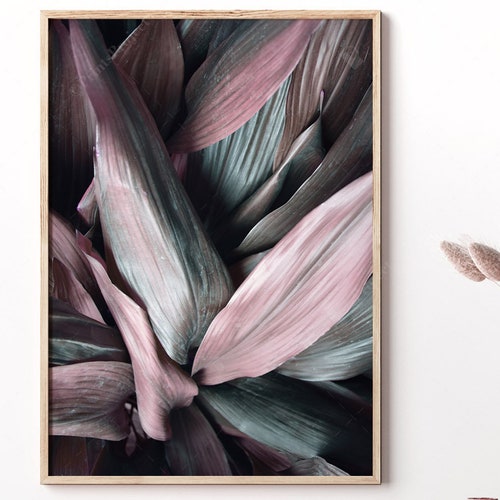 Tropical Plant Print Boho Sun PRINTABLE Wall Art Abstract - Etsy