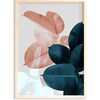 Leaf Print, Tropical Poster, Blush Pink Wall Art, Botanical Prints ...