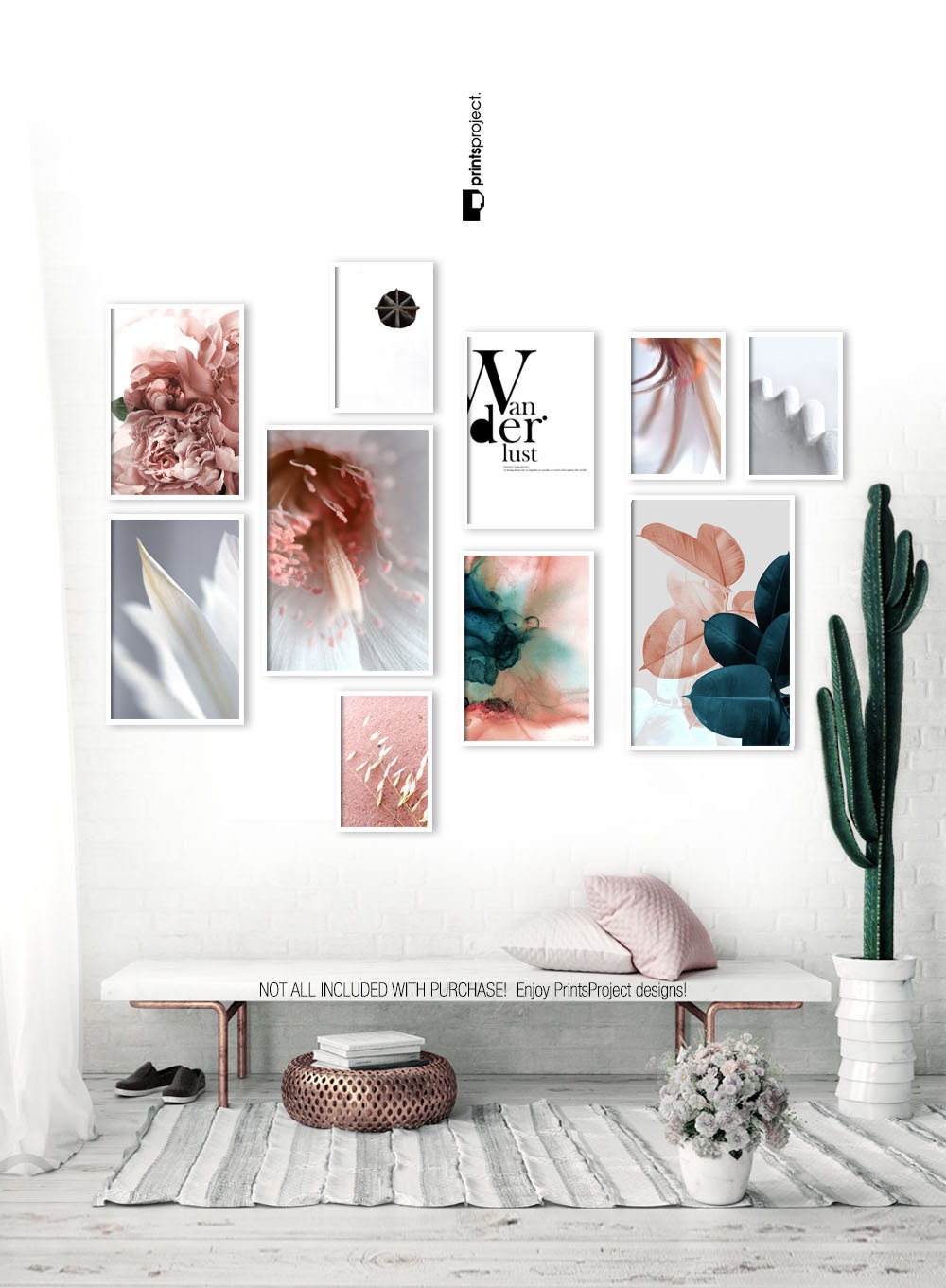 Set of 3 Prints for a Bedroom 3 Piece Wall Art Floral | Etsy