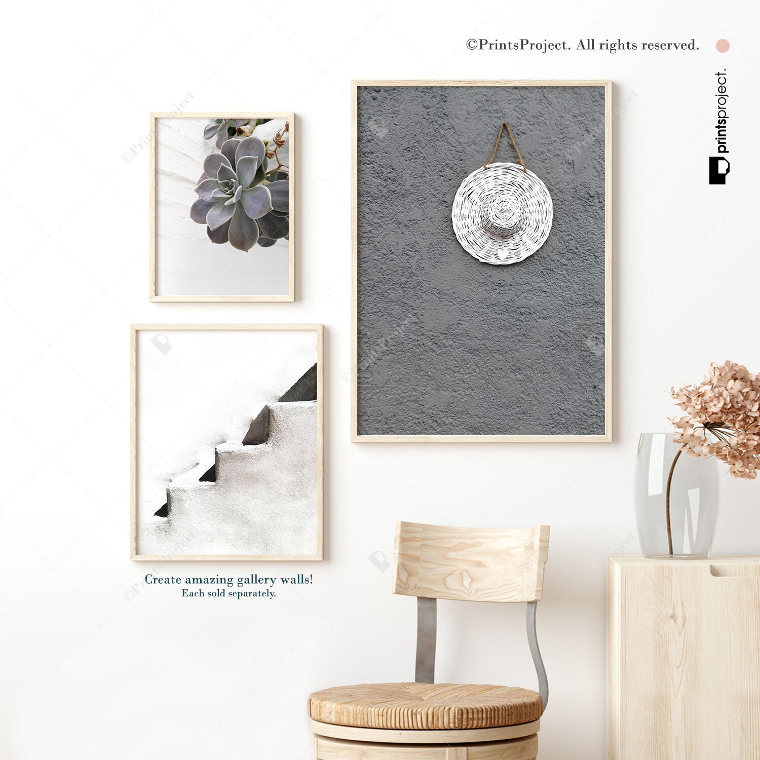 Modern Boho Wall Art Neutral Minimalist Entryway Decor - Etsy