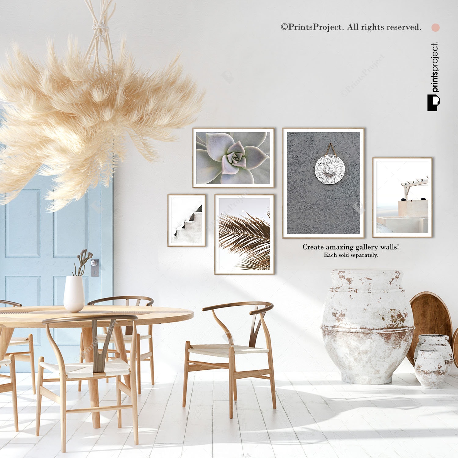 Modern Boho Wall Art Neutral Minimalist Entryway Decor - Etsy