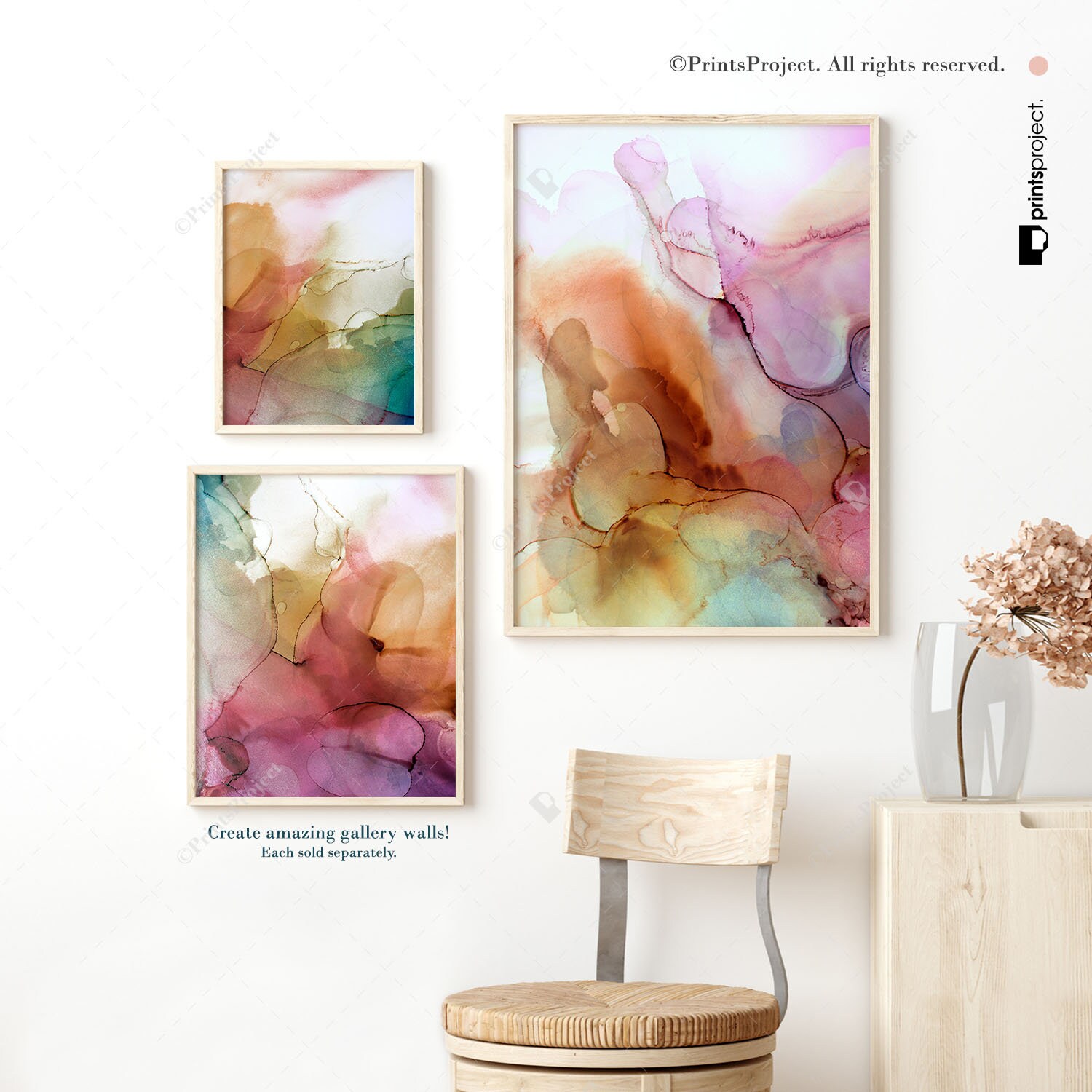 Abstract Painting Downloadable Prints Earthy Wall Art - Etsy