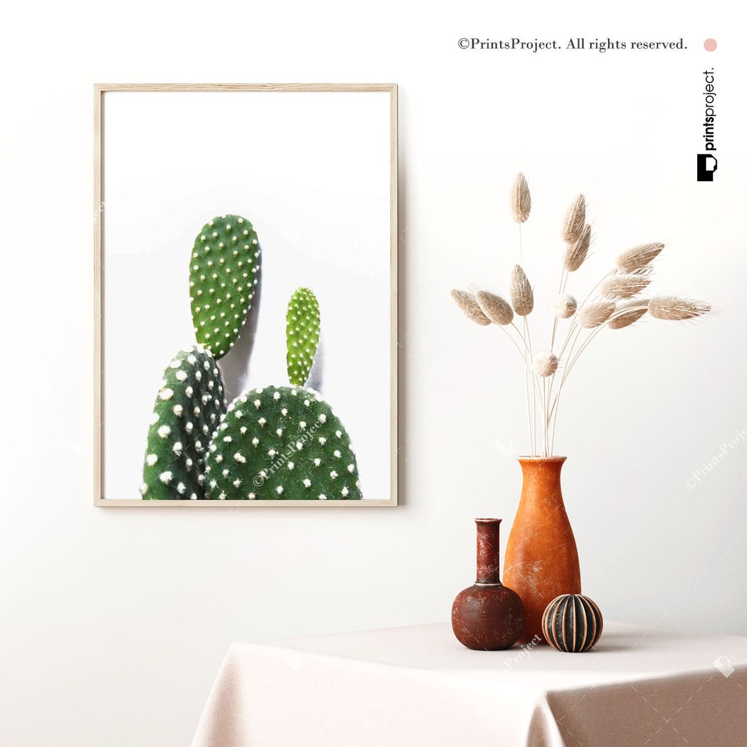 Cactus Print, Succulent Wall Art, Bohemian Decor, Tropical Poster ...