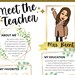 Meet the Teacher Editable Template, Back to School Welcome Letter ...