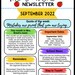 Editable Classroom Newsletter Colorful, Classroom Newsletter, Welcome ...