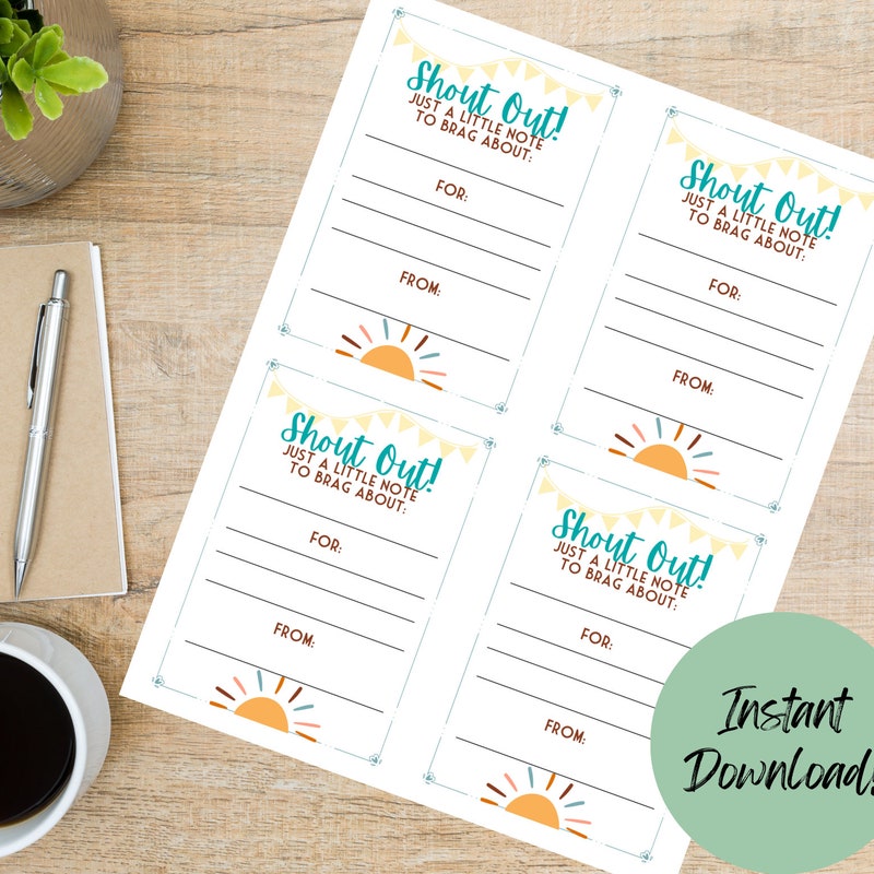 Shout Out Cards - Etsy