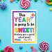 First Day New School Year Treat Tag Sweet Treat Back to School Student ...