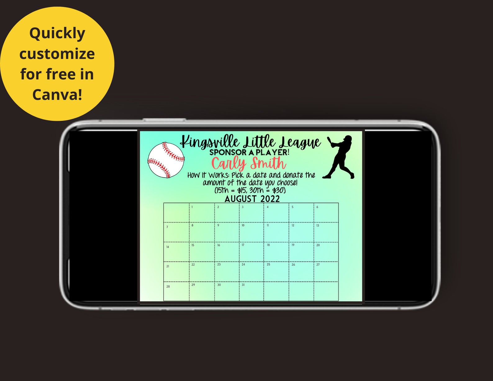 baseball-softball-calendar-fundraiser-pick-a-date-to-donate-printable