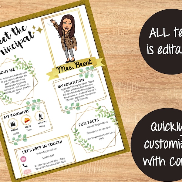 Meet the Principal - Etsy