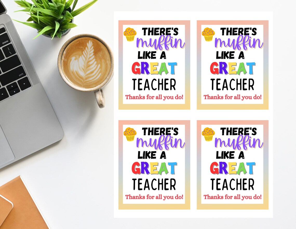 Staff Employee Teacher Appreciation Week Gift, Muffin Gift, Muffin Like ...