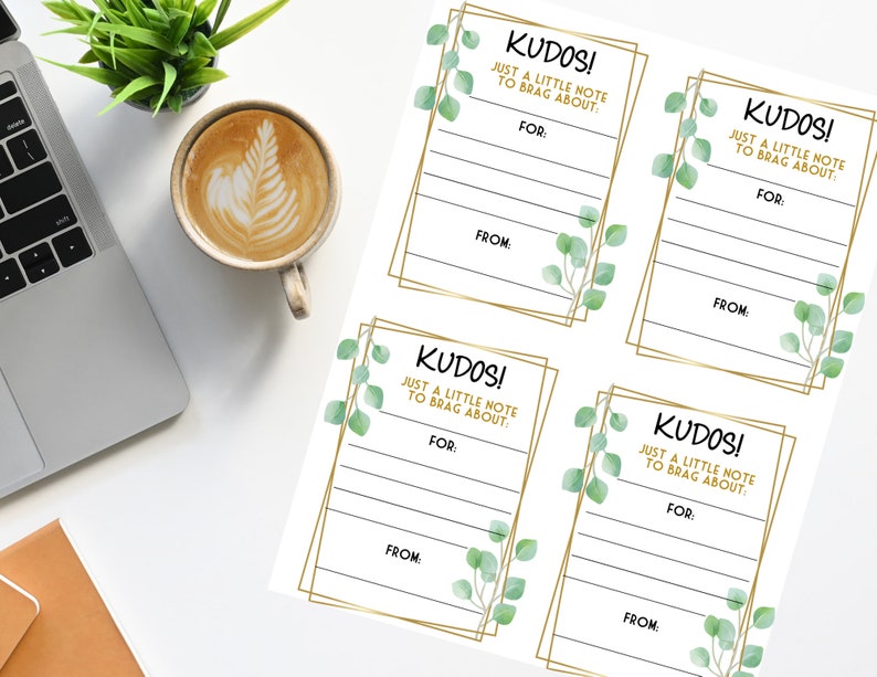 Kudos Shout Out Cards, Student Acknowledgement, Employee Appreciation ...