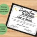 Superstar Student Award Certificate Digital Printable for Classroom or ...